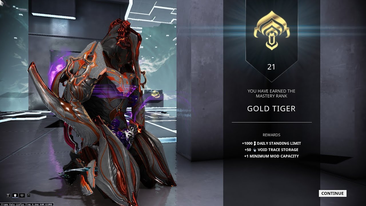 Warframe: Mastery Rank 21 Test - YouTube