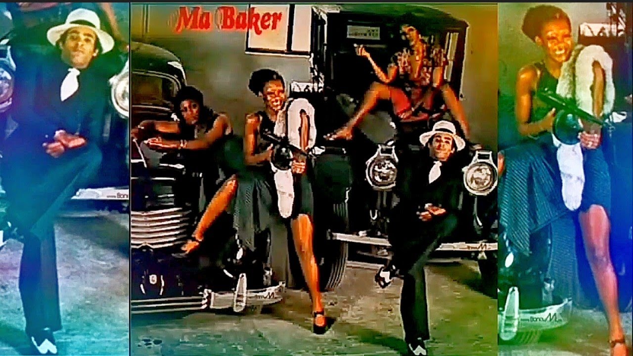 BONEY M. - MA BAKER (1977) Dutch tv performance (half mirrored) with ...