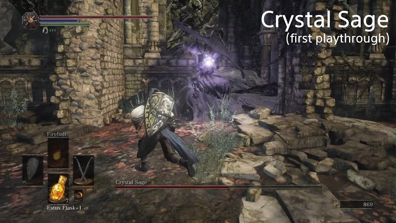 Dark Souls III first playthrough: Crystal Sage - YouTube