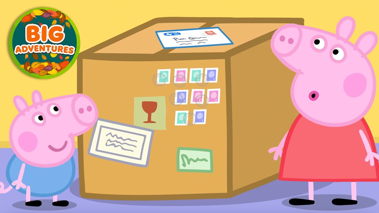 Peppa Pig Finds a Mystery Gift Adventure! 🎁🐷 Peppa & George: Sharing ...