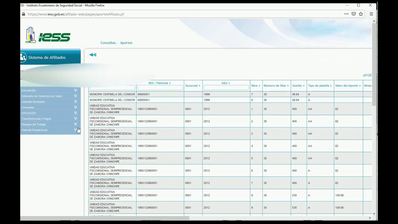 Mecanizado del Iess Como imprimir y descargar el mecanizado del iess ...