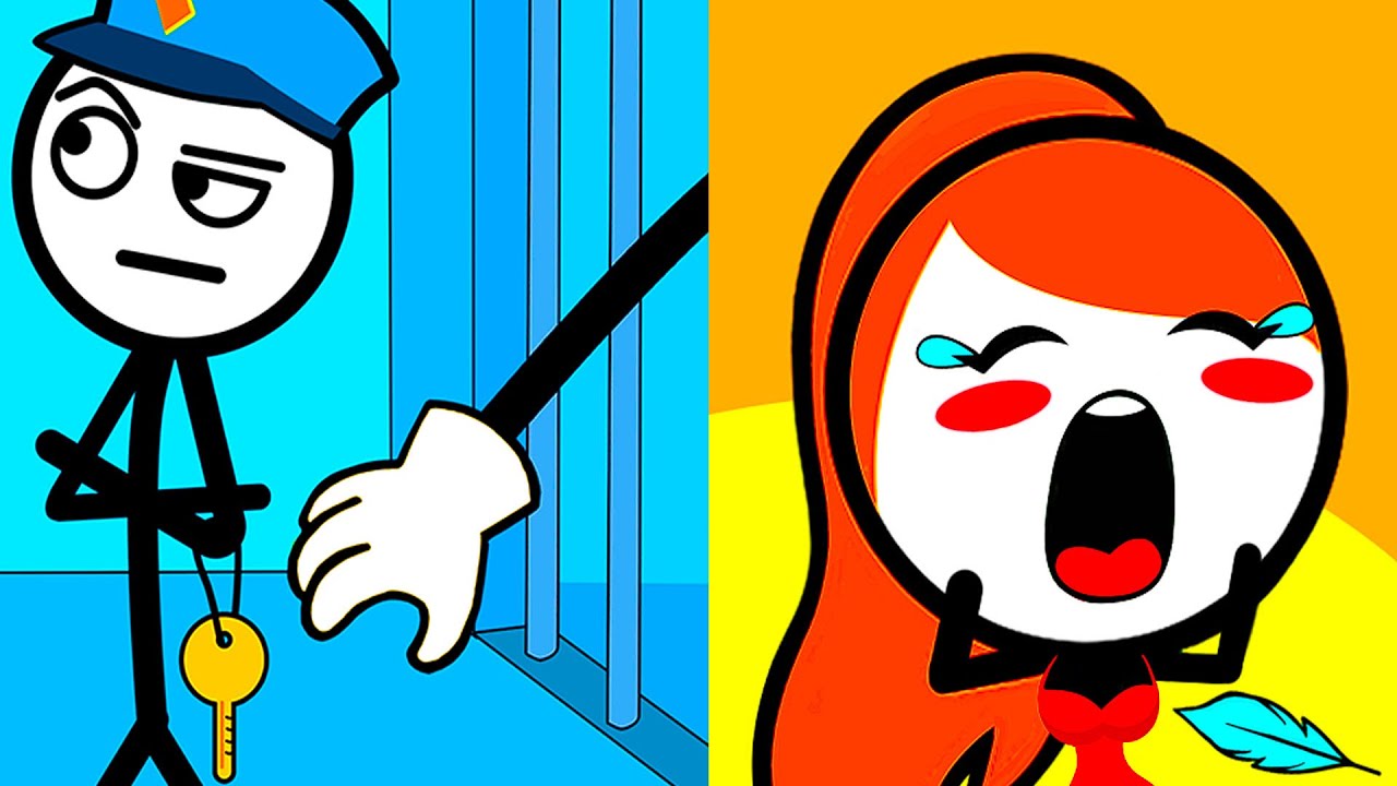 Save Her vs Thief Puzzle ⭐🟢🟩🟢⭐️ Hard Levels Challenge Walkthrough ...