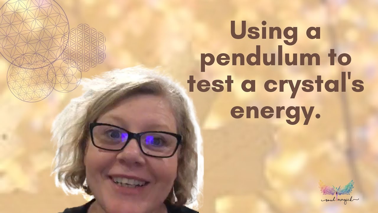 Using a pendulum to test a crystal's energy - YouTube