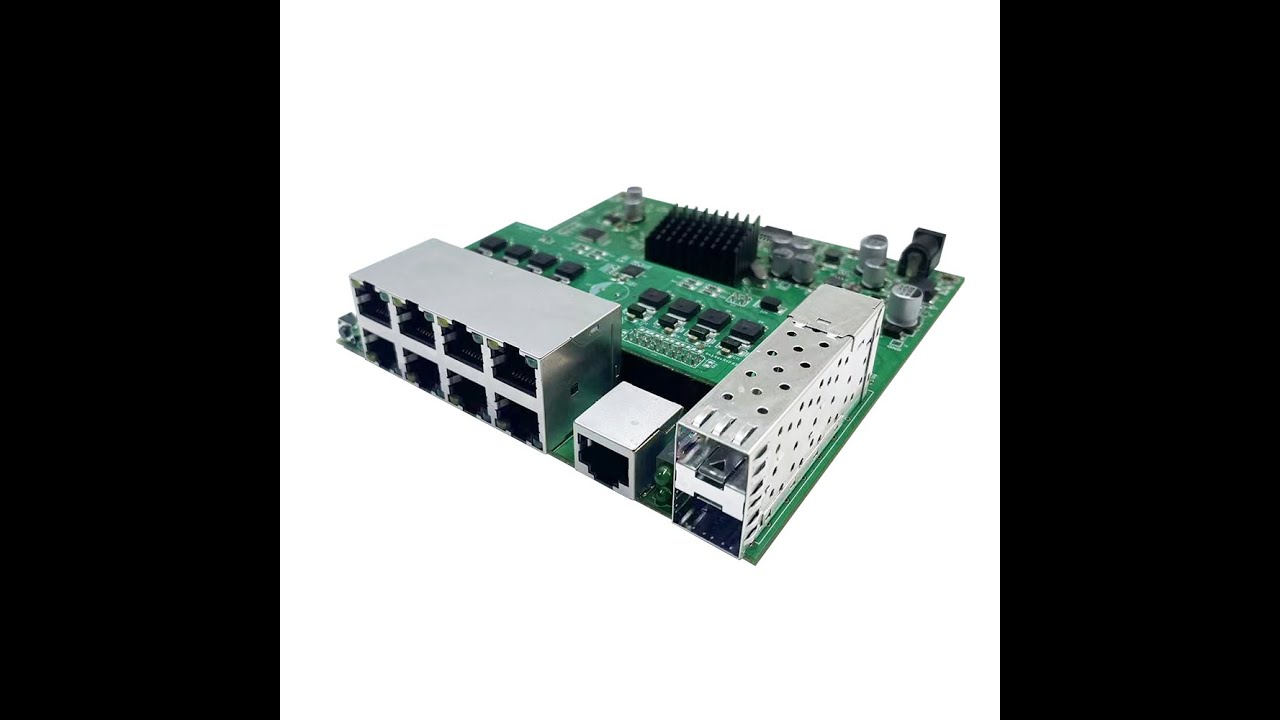 8 Ports Gigabit L2 OpenWrt Management Ethernet Network Switch - YouTube