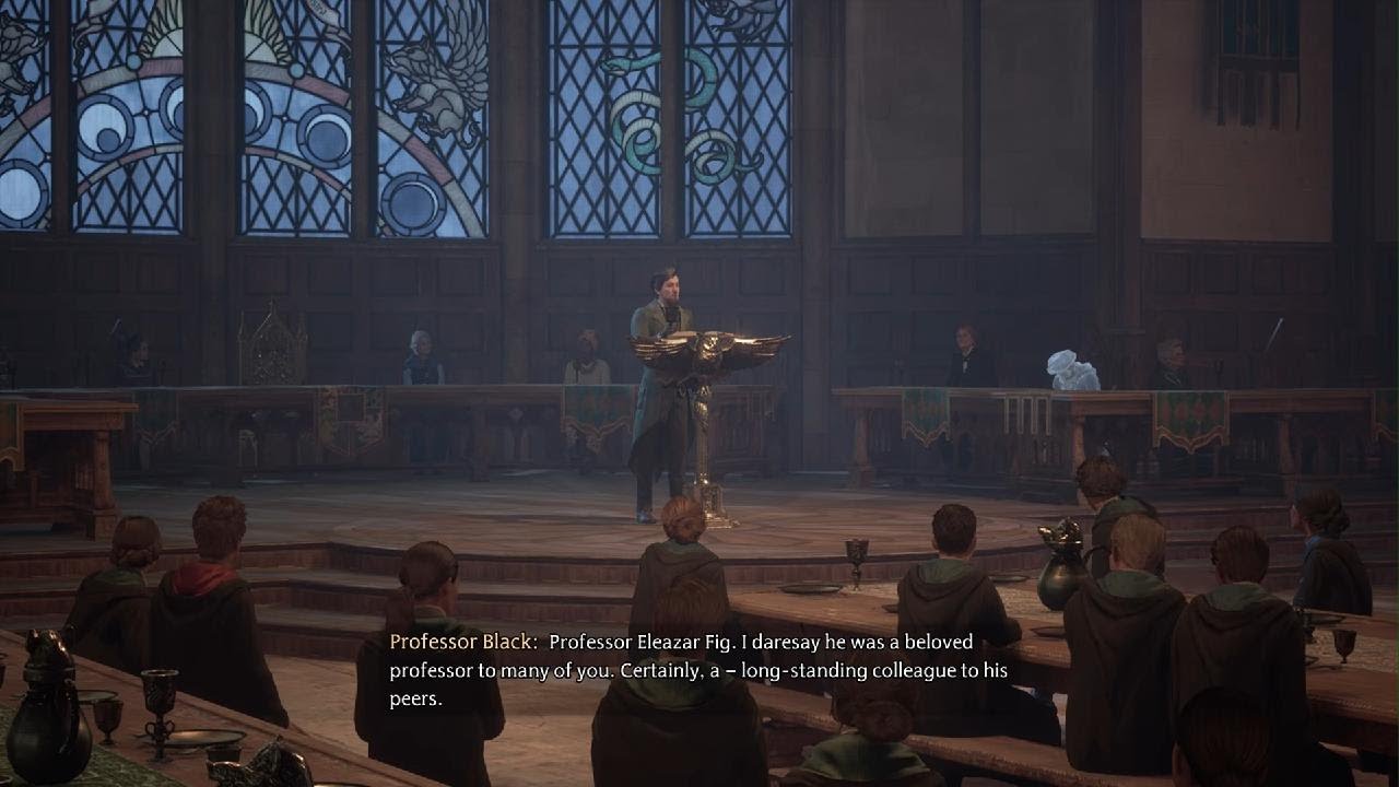Professor Fig’s Death and Memorial - Hogwarts Legacy Cutscene - YouTube