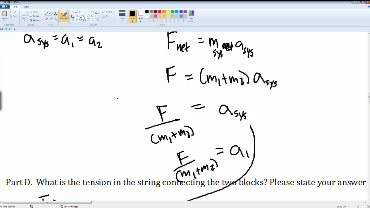 AP Physics Force Review Sheet Free Response Solution - YouTube