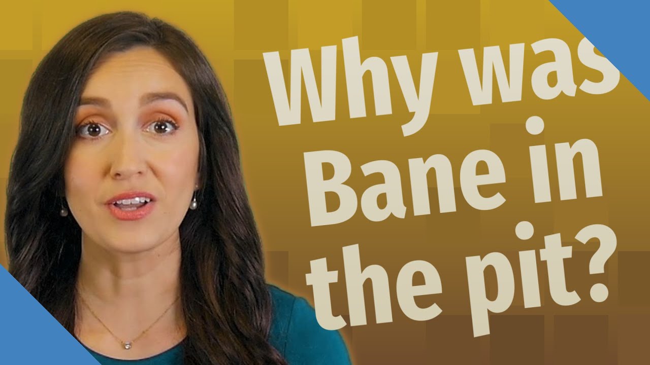 Why was Bane in the pit? - YouTube