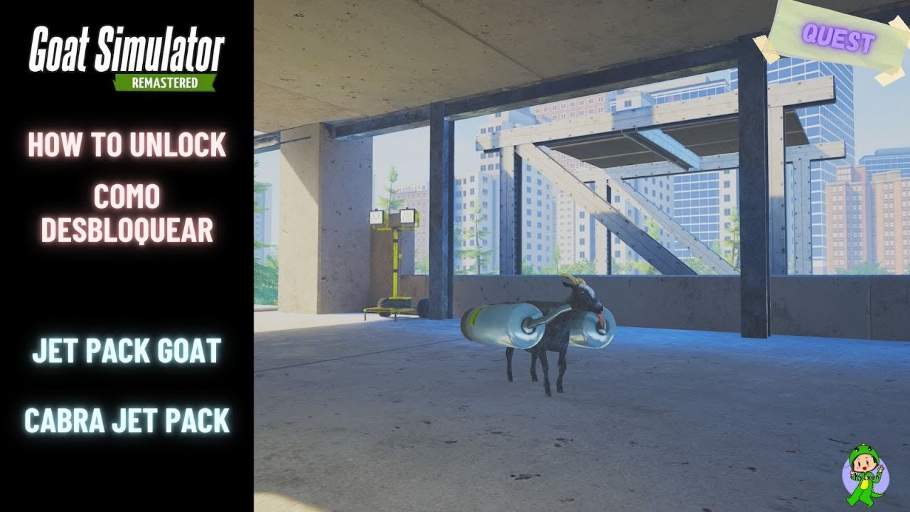 Goat Simulator: Remastered - Como Desbloquear Jet Pack Goat - YouTube