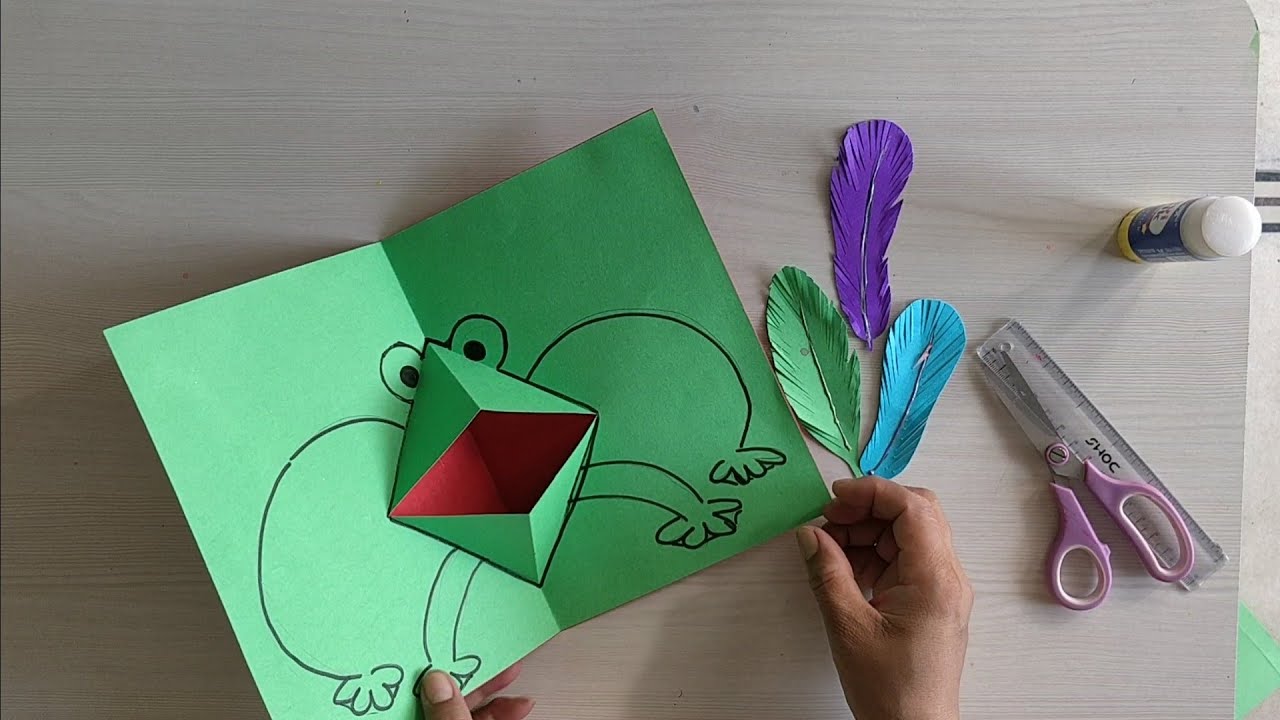 Pop-up Card | Paper Craft | Craft for Kids 🐸 - YouTube