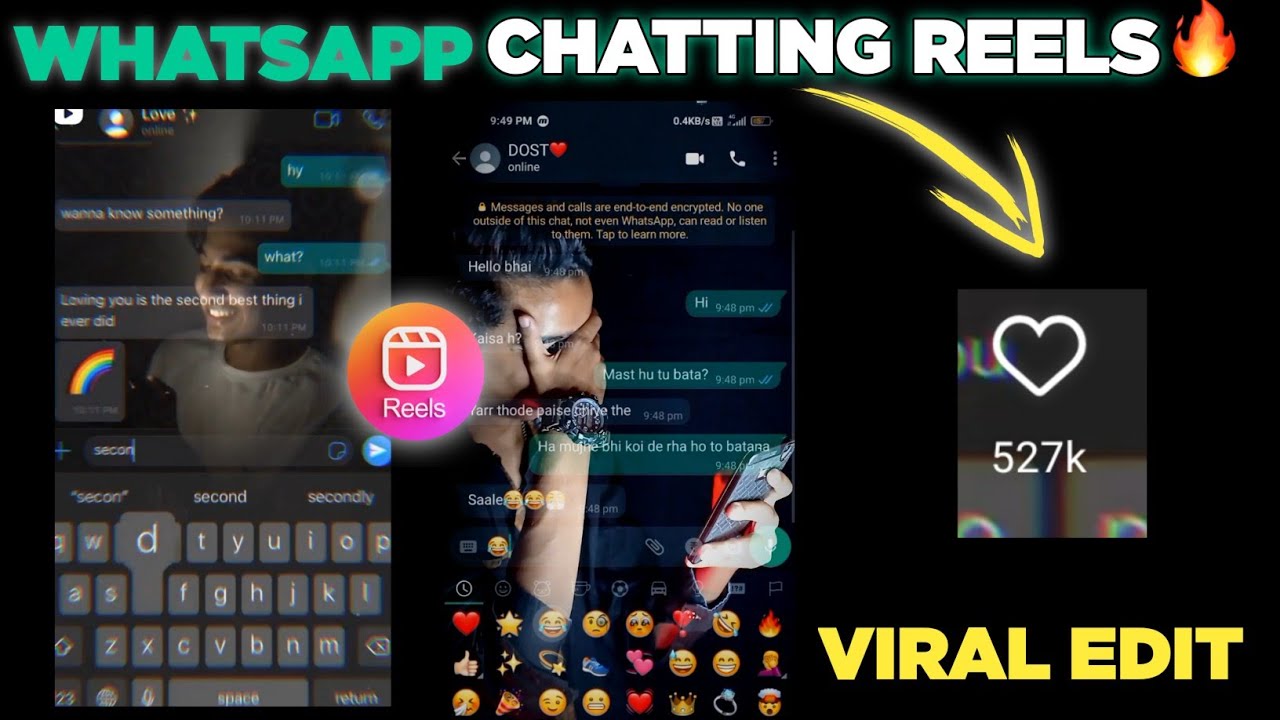 Whatsapp Chat Reels| Chatting Reels| Viral Instagram Reels| Trending ...