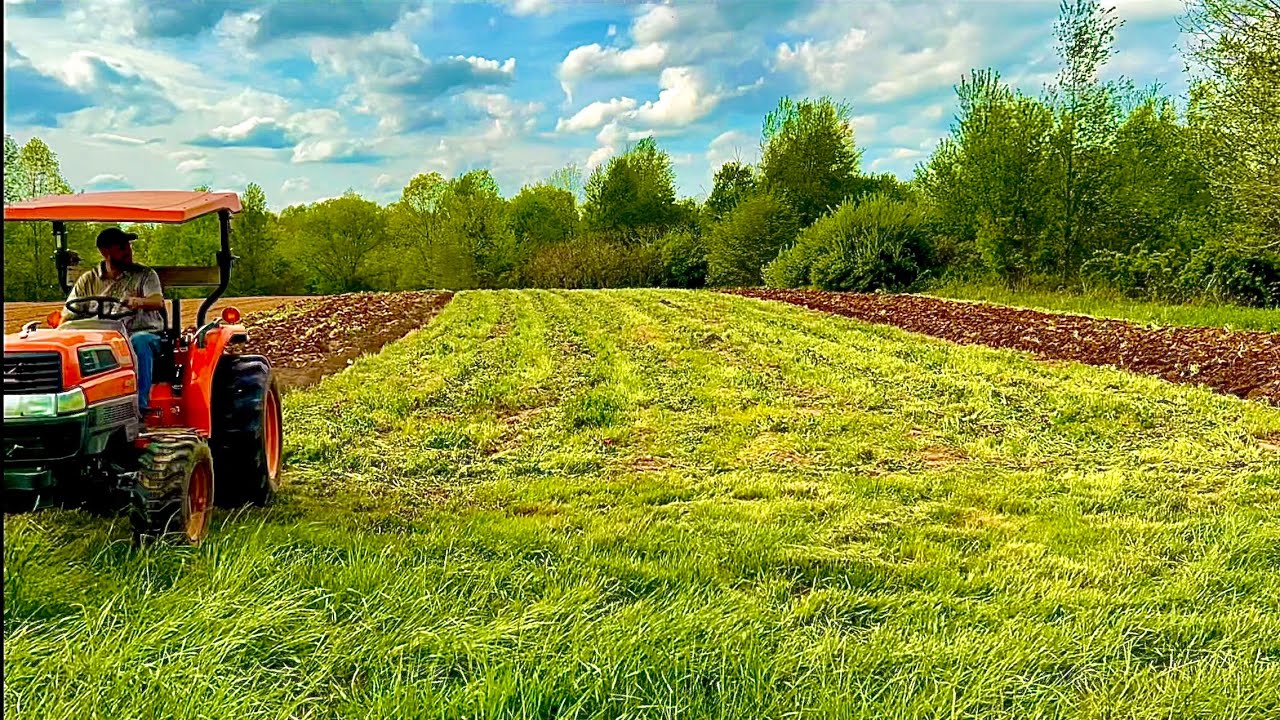 Plowing and preparing for corn - YouTube