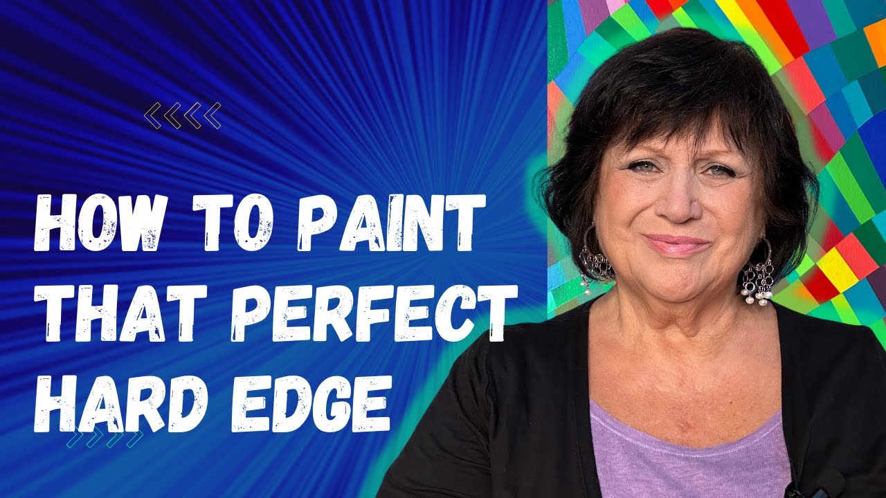 How to Paint Perfect Hard Edge in Acrylic - YouTube