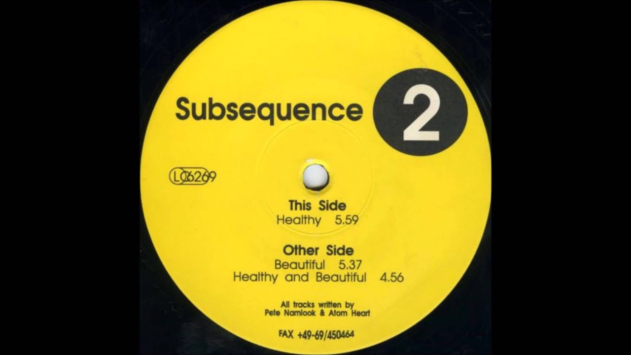 Subsequence - Healthy (1992) - YouTube