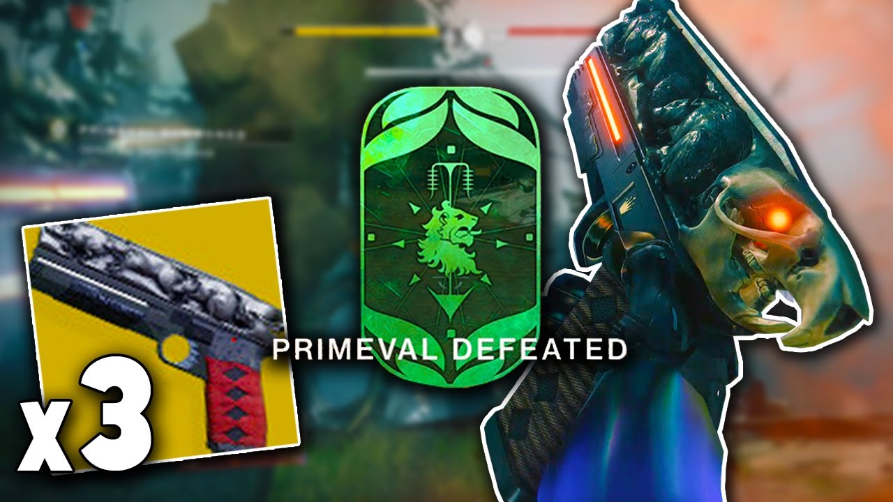 3 RAT KINGS vs. PRIMEVAL (Destiny 2 Forsaken Gambit) - YouTube