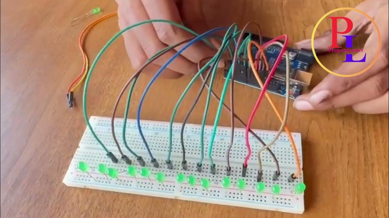 Arduino Uno LED Chaser - YouTube