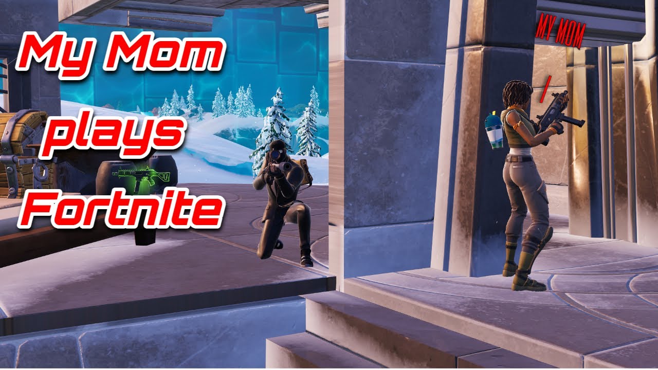 My Mom Plays Fortnite! - YouTube