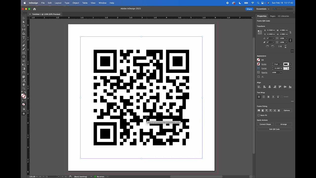 How to Generate a QR Code with Adobe InDesign - YouTube