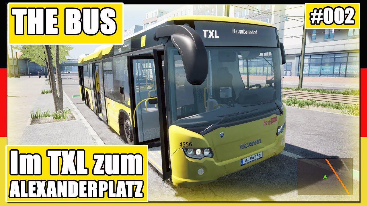 THE BUS | Im TXL durch BERLIN MITTE zum ALEXANDERPLATZ | Bus Simulator ...