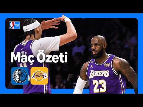 Dallas Mavericks - Los Angeles Lakers | Maç Özeti | NBA | Prime Video Türkiye