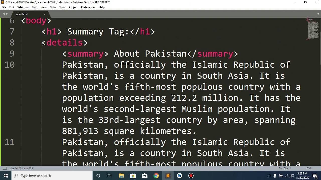 05 - Summary tag in HTML - Html Tutorial - YouTube