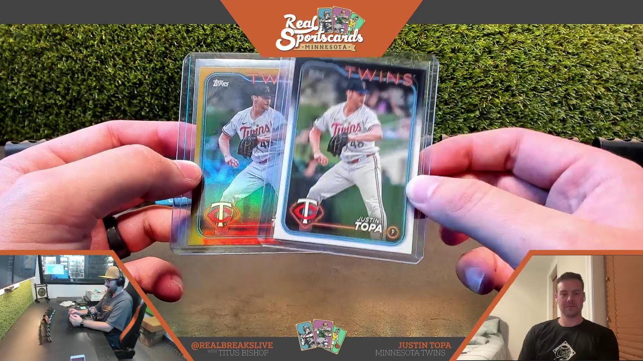 SPECIAL GUEST JUSTIN TOPA! - 2024 Topps Update #17 Jumbo Pick Your Team ...