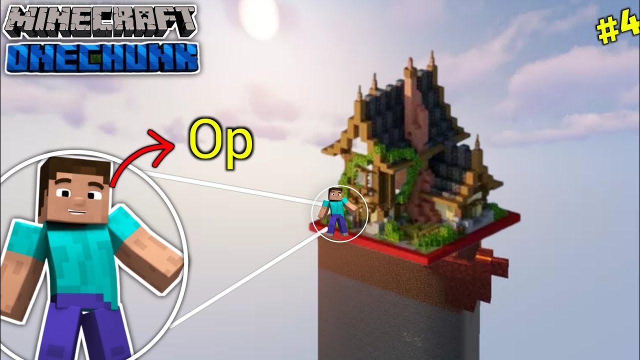 I Made The Ultimate House 🏘️ In Minecraft One Chunk | Minecraft One ...