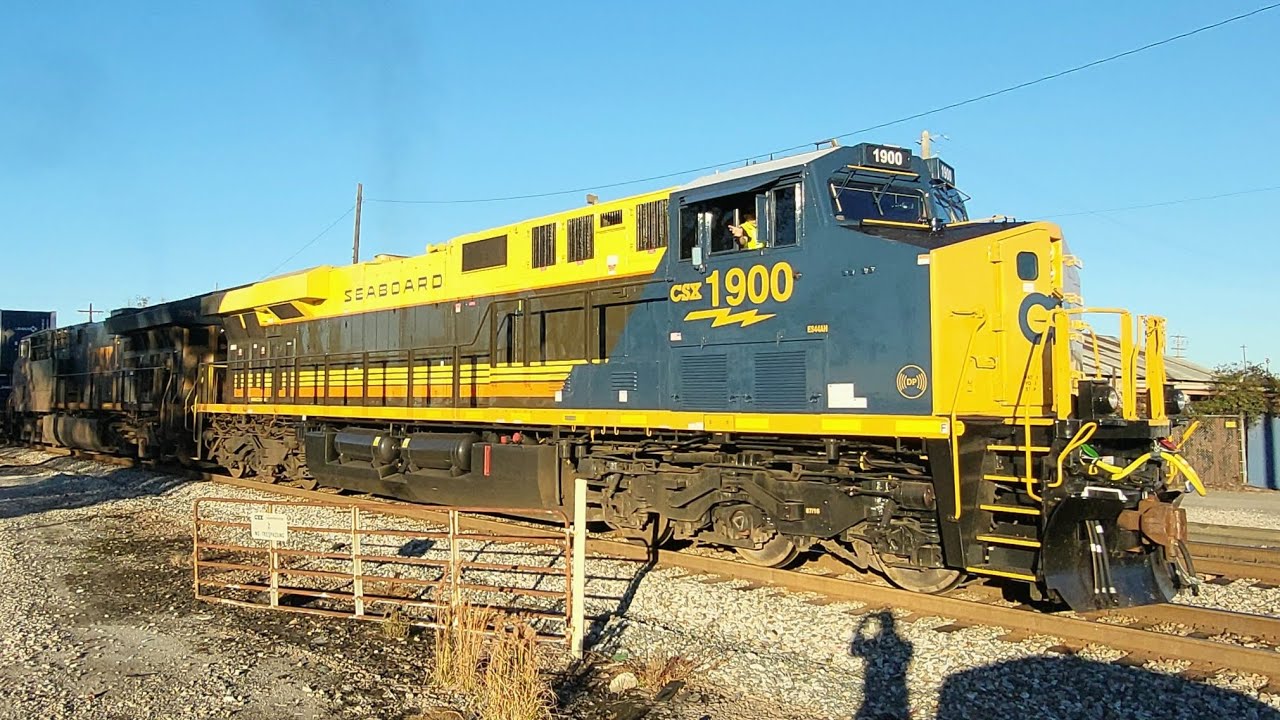 Csx trains ft Csxt 1900 Bham AL 11-15-24 - YouTube
