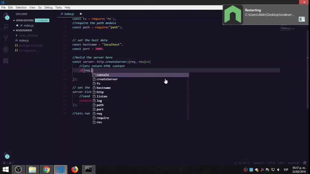 Simple Nodejs Server 2 Return Html Files Without Express 9797