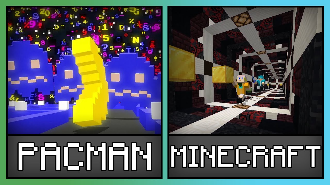Custom PAC-MAN minigame in MINECRAFT (Episode 7) - YouTube
