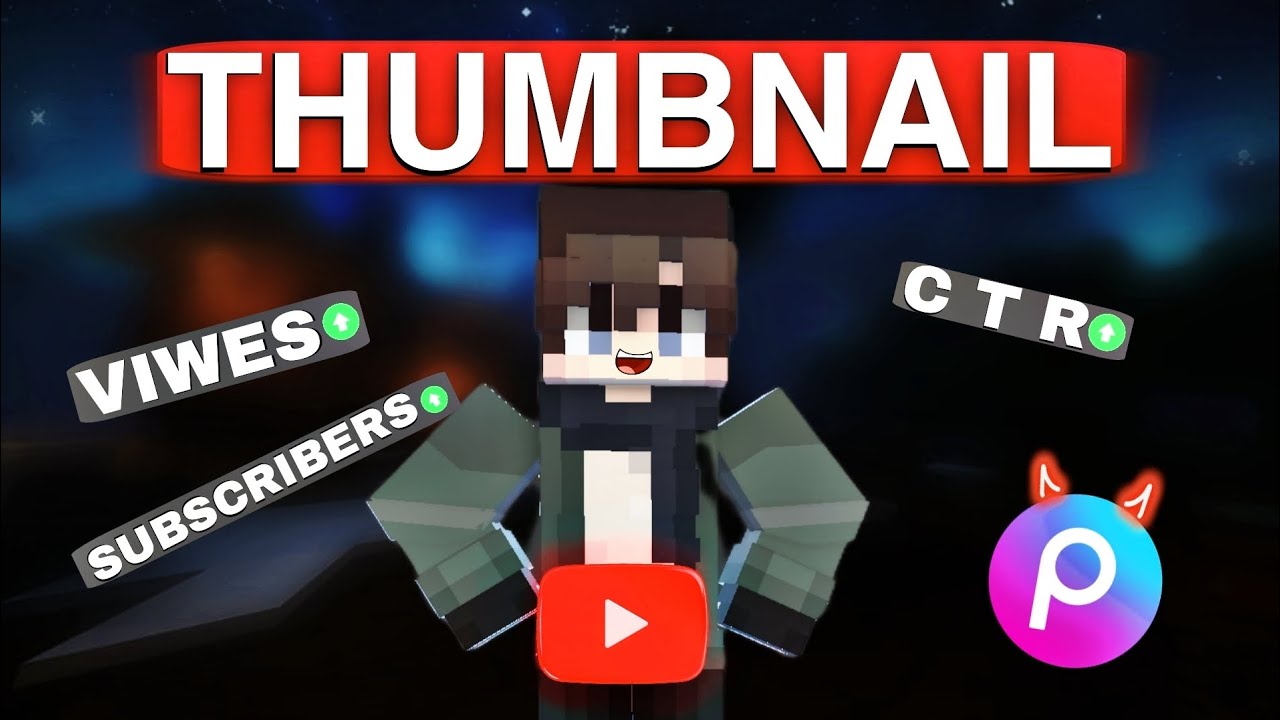 How to make attractive thumbnail for minecraft videos!🤩 - YouTube