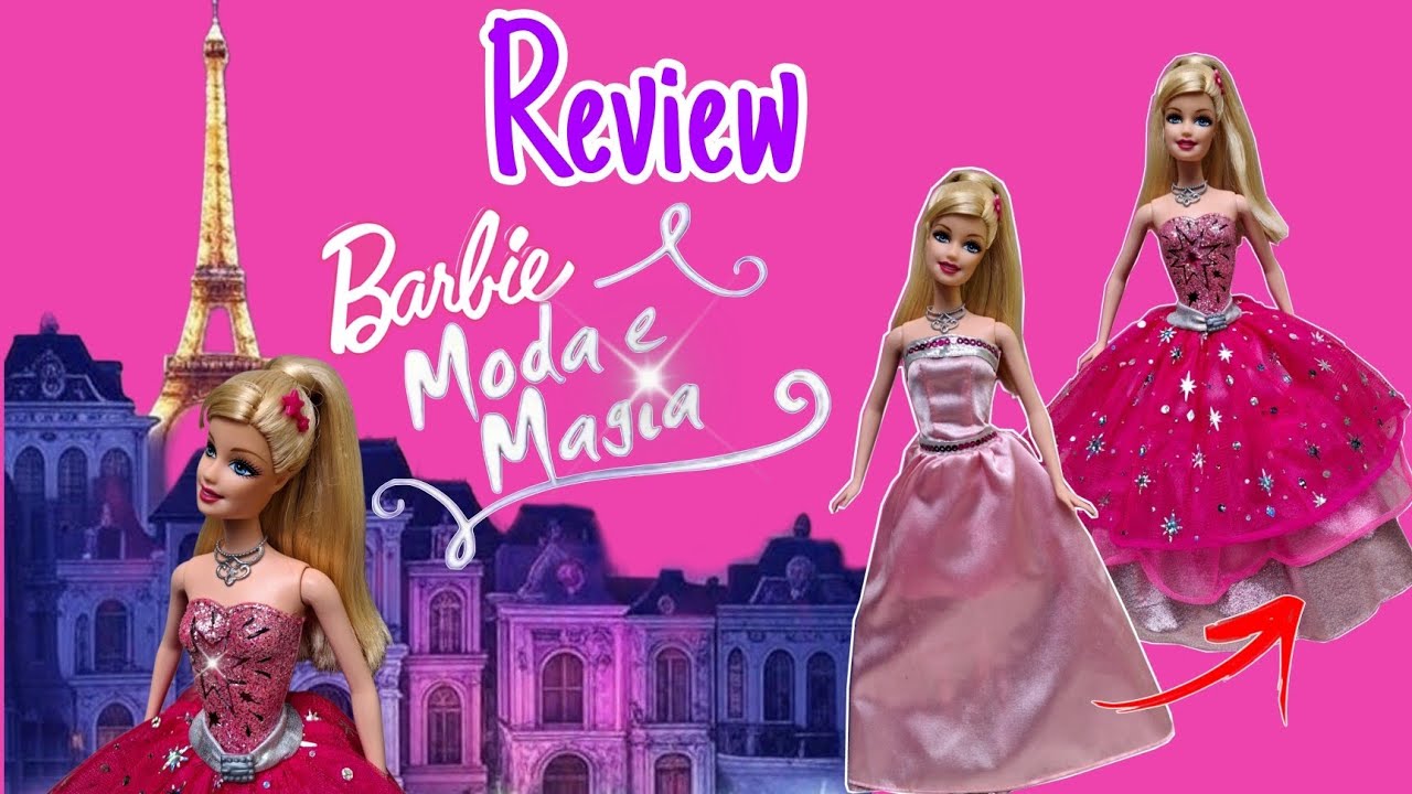 Review Barbie Moda e Magia Boneca do Filme - YouTube