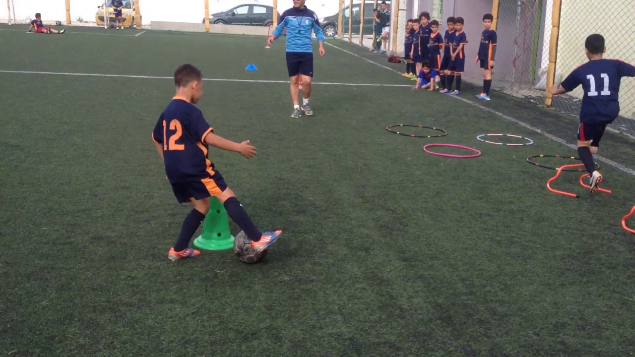 Entraînement football u10 - YouTube
