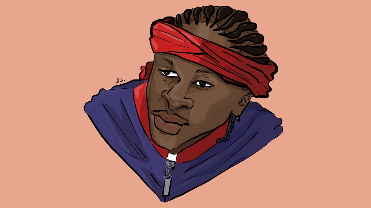 Slim Charles from The Wire: Digitalizing a Pencil Drawing of Slim ...