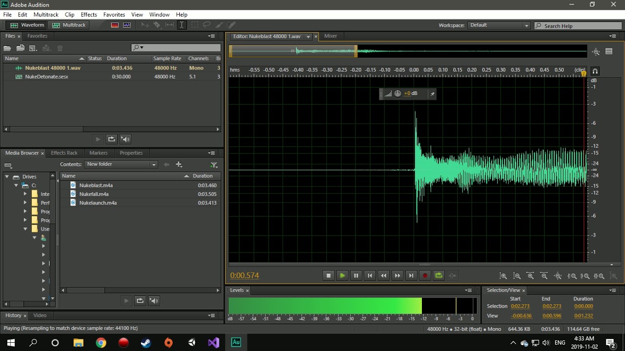 Nuke Detonation Sound effect in the making - YouTube