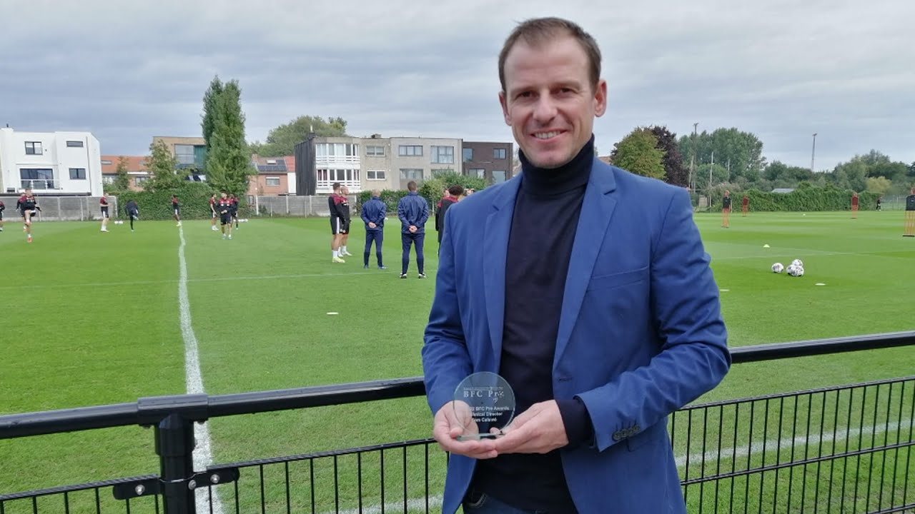 Tom Caluwe verkozen tot beste technisch directeur in Pro League - YouTube