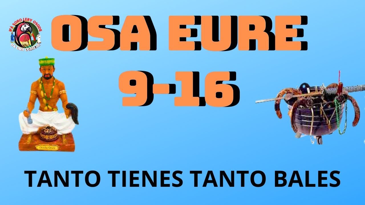 OSA EURE 9-16...TANTO TIENES TANTO BALES. - YouTube