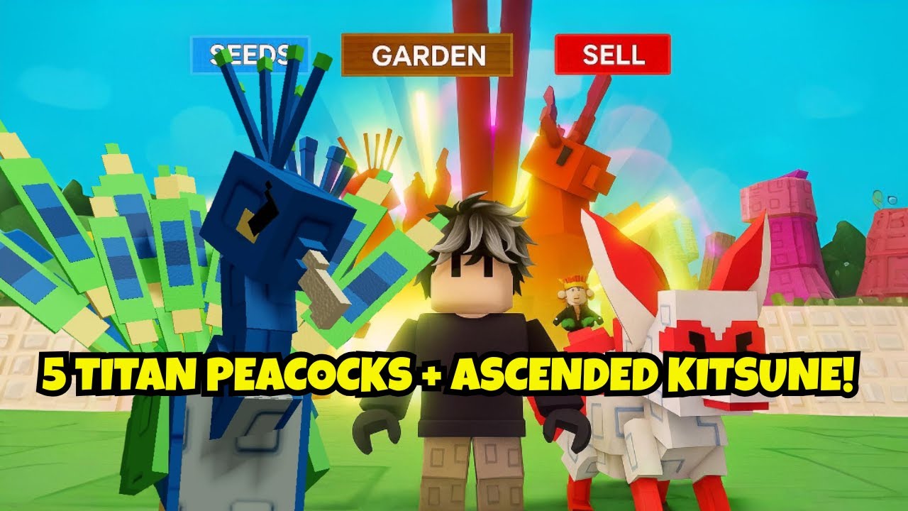 How I Get DOWNBOUND MUTATION Instantly Using 5 TITAN PEACOCKS (Grow A ...