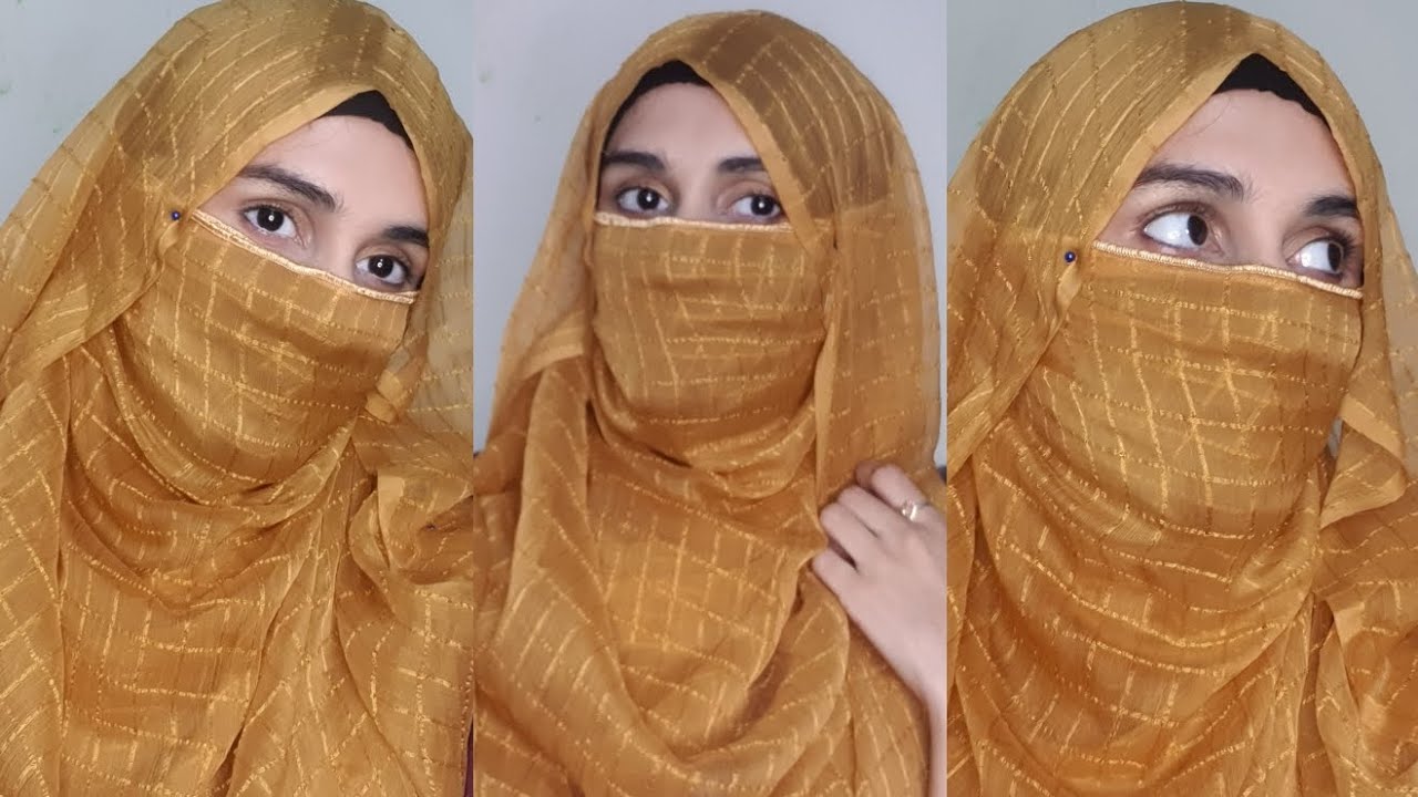 One minute Niqab tutorial | Instant Hijab Tutorial | #hijab #hijabstyle ...