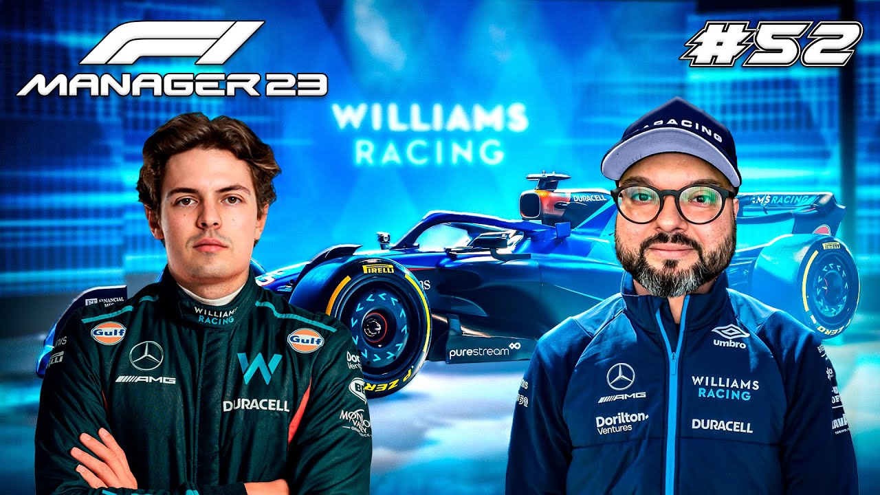 F1 MANAGER 23 - OLHA QUEM CHEGOU NA WILLIAMS - YouTube