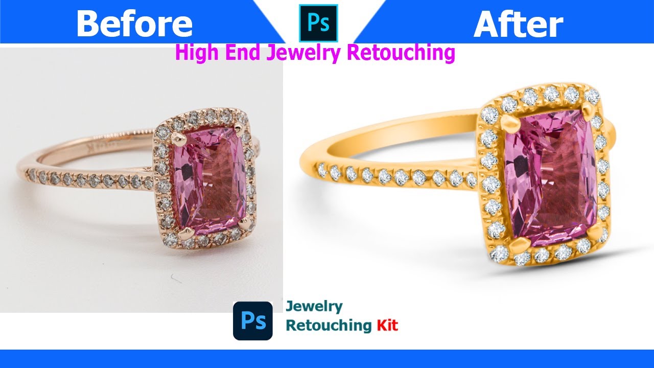 High End Jewelry Retouching Service Tutorial | Jewelry Retouching ...