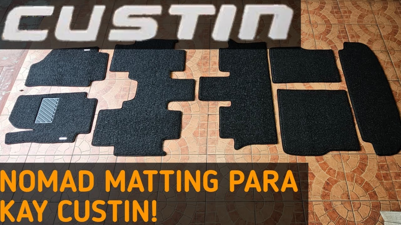 Custom Nomad Matting for Hyundai Custin | Astig To mga Tsong! - YouTube