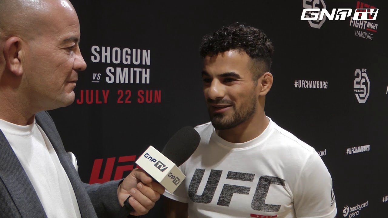 Khalid Taha im Interview nach UFC-Debüt bei UFC Hamburg - YouTube