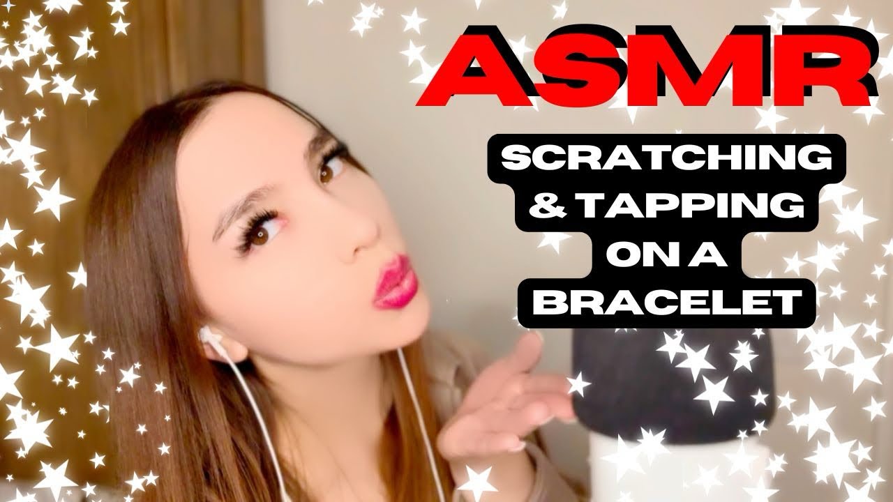 ASMR | TAPPING & SCRATCHING ON A BRACELET 🥰🥱 ️💤 - YouTube