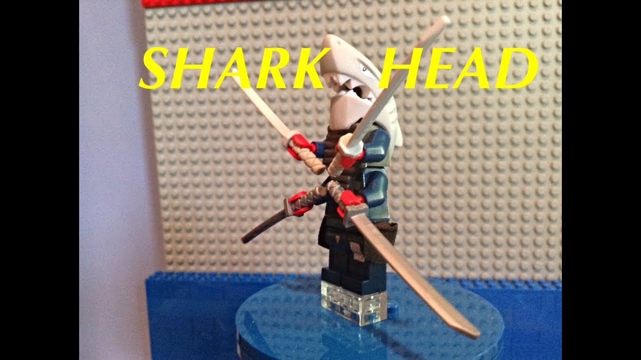 LEGO Batman New Custom Villain Shark Head - YouTube