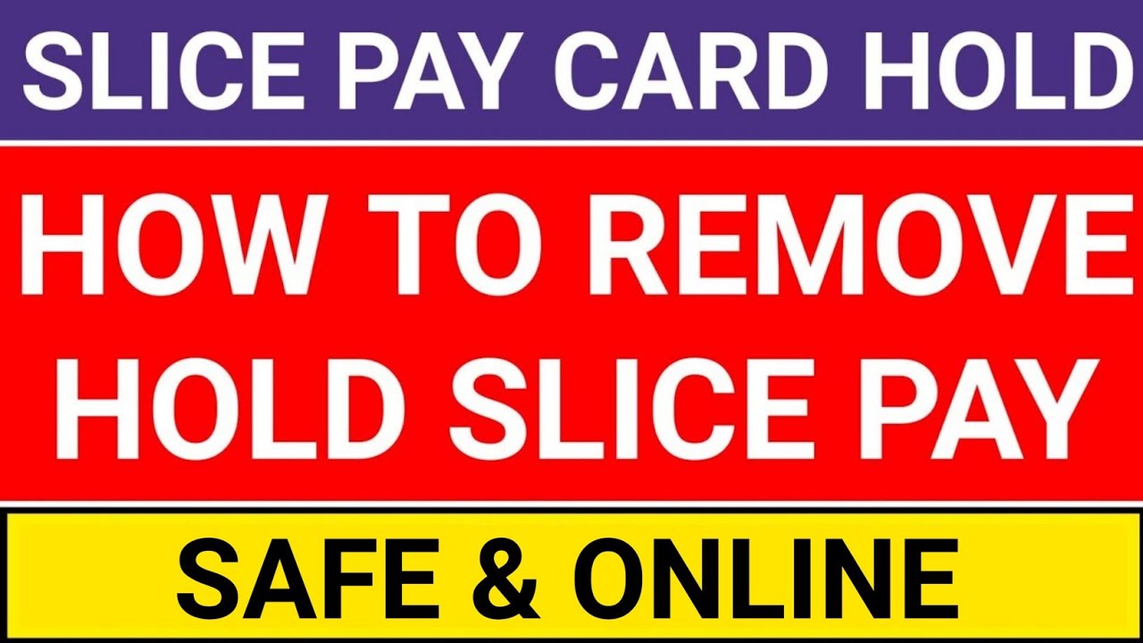 🔴slicepay account on hold | Slice Pay Credit card on hold | Solution ...