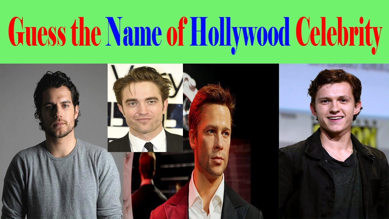 Guess the Name of Hollywood Celebrity! with Picture | Quiz Master | IQ ...