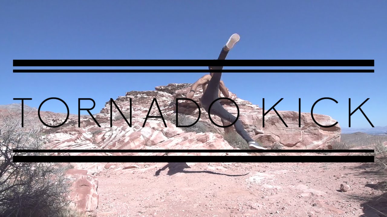 How to Tornado Kick, Tricking Tutorial - Slow Motion - YouTube