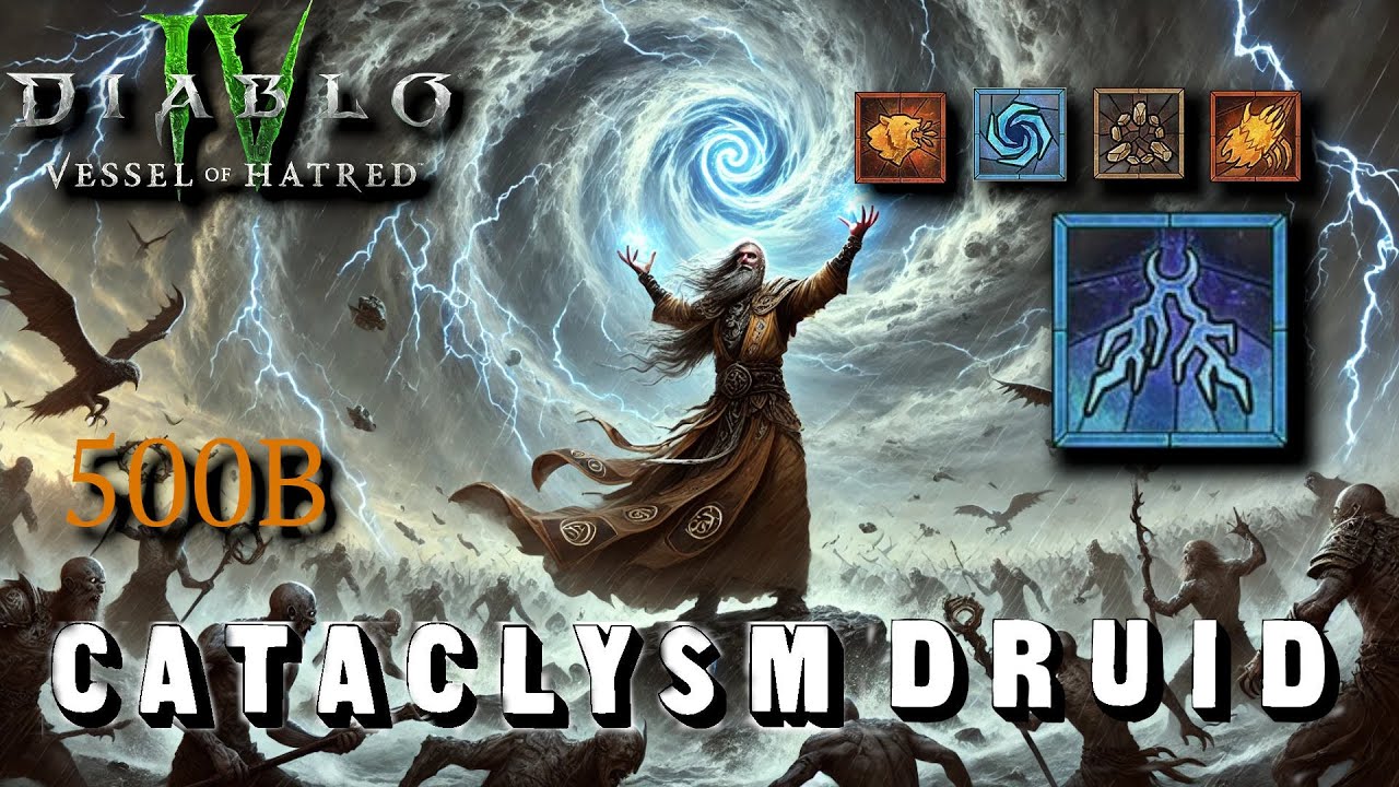 DIABLO 4 SEASON 7 BEST CATACLYSM DRUID BUILD GUIDE - YouTube