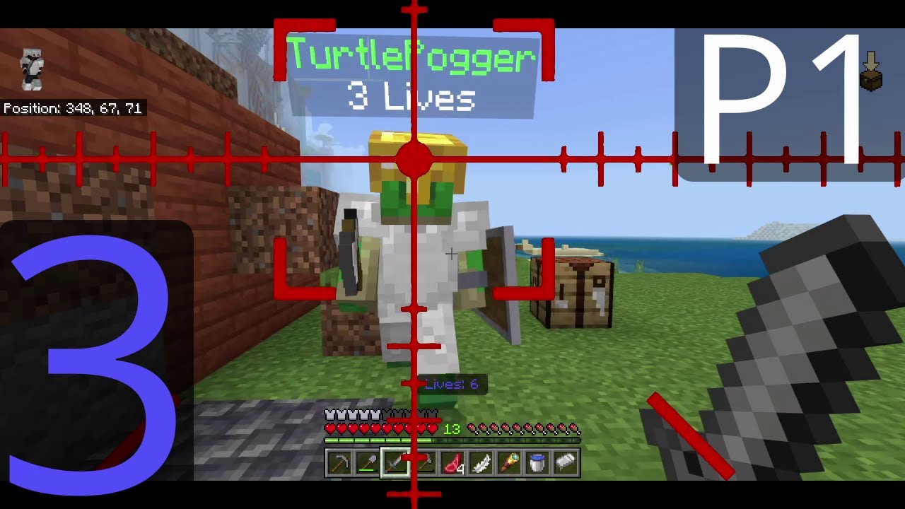 Numbered Lives s3e3 Part 1 - TURTLE HUNT: REVENGE OF THE BED OWNER ...