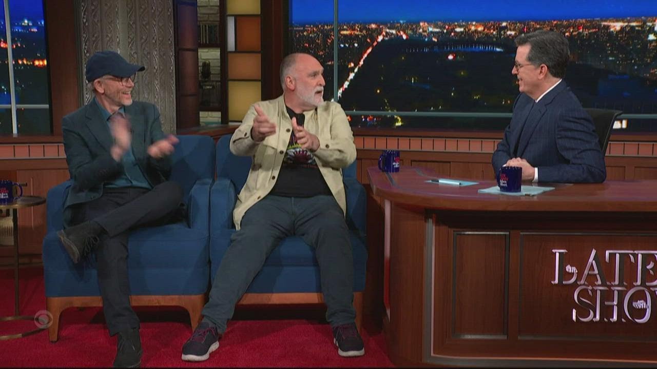 Celebrity Chef José Andrés on Stephen Colbert - YouTube
